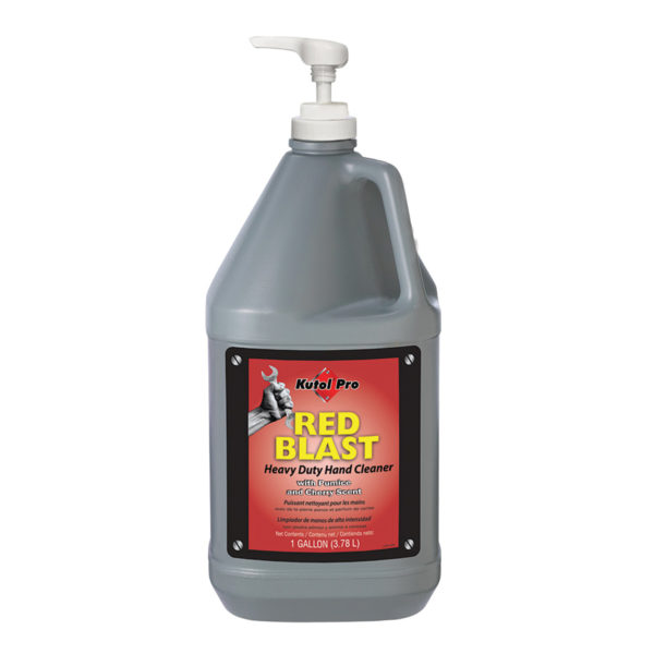 Red Blast with Pumice - heavy-duty hand cleaner with great cherry scent!